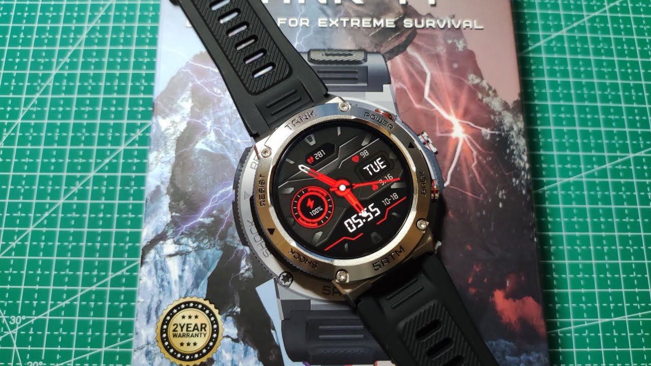 Smartwatch outdoor KOSPET TANK T1 #smartwatch #indonesia #kospet - YouTube