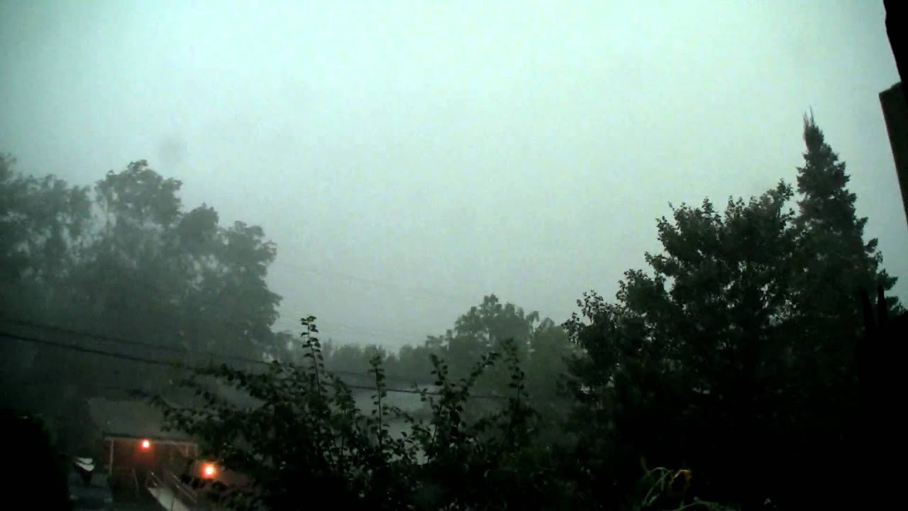 August 12 Severe Storm in Silver Spring, MD - YouTube