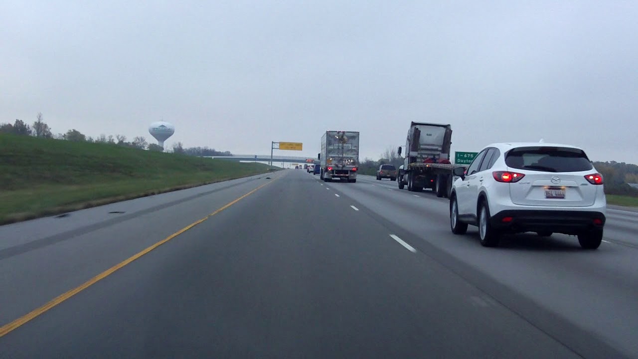 Interstate 75 - Ohio (Exits 32 to 43) northbound - YouTube