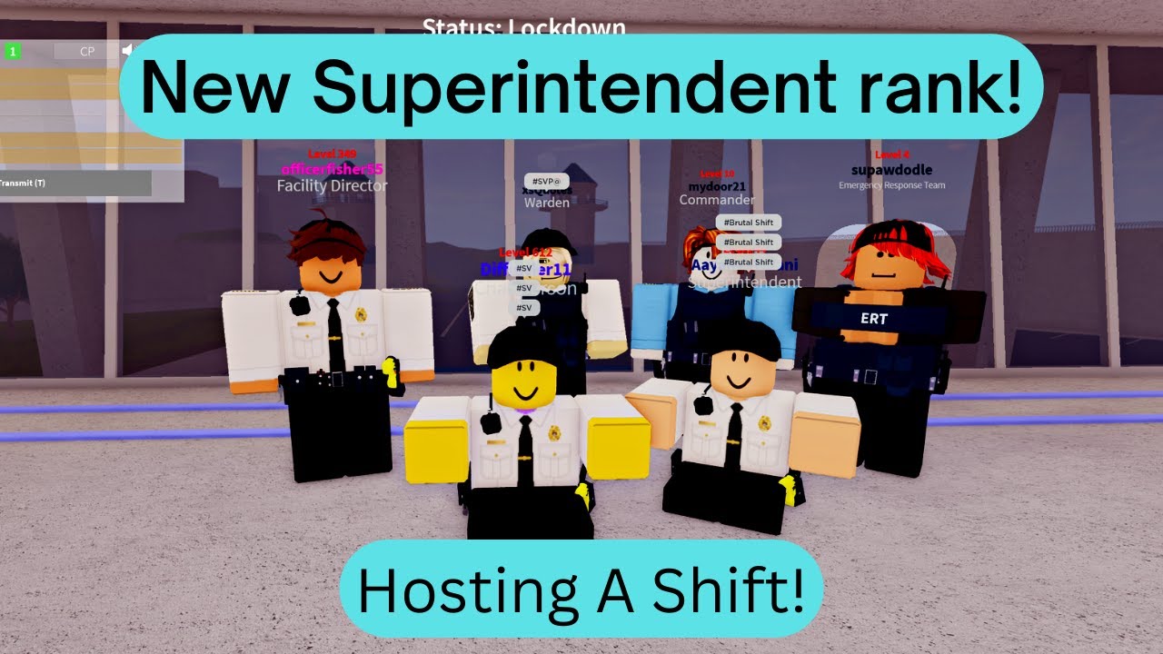 New Superintendent Rank! Hosting A Shift With A Fan! - YouTube