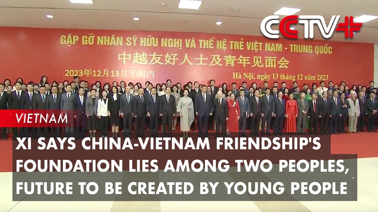 Xi Says China-Vietnam Friendship's Foundation Lies among Two Peoples ...