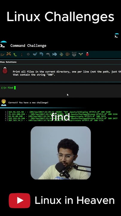 Linux Challenges Shorts Linux Opensource Coding Linuxworld Sysadmin Unix Linuxterminal