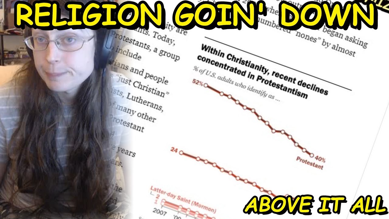 Atheism Is On The Rise In The USA, Christianity Trends Downwards - YouTube