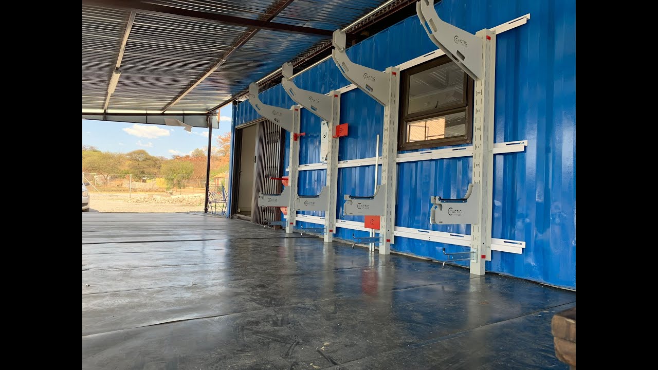 Container gym conversion kit - Multi-Sport S - YouTube