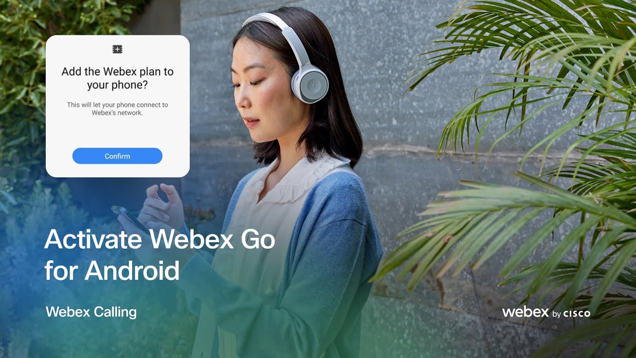 Activate Webex Go for Android - YouTube