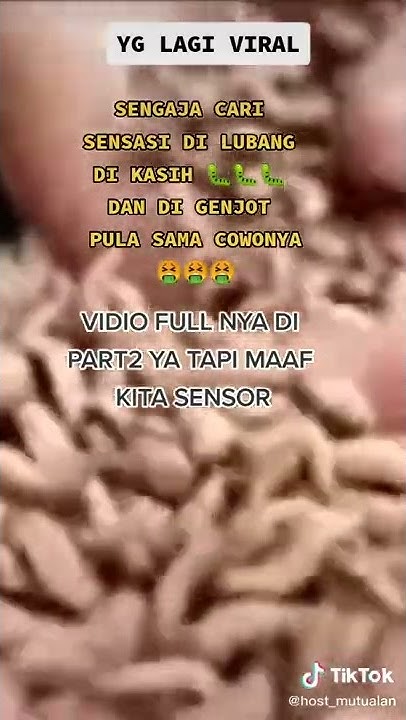 viral tiktok belatung yang mau komen ntar gua kasih link nya🔥 - YouTube