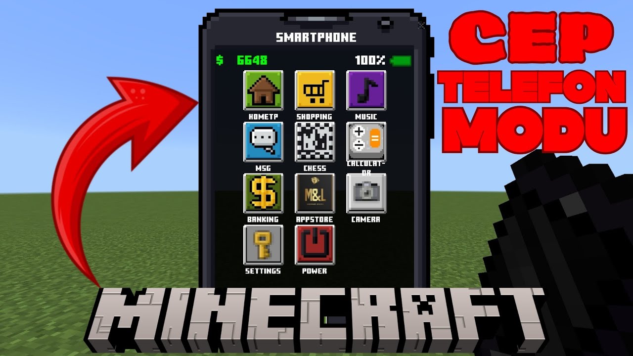 MİNECRAFT PE'NİN EN İYİ CEP TELEFON MODU !? | mod tanıtımı - YouTube