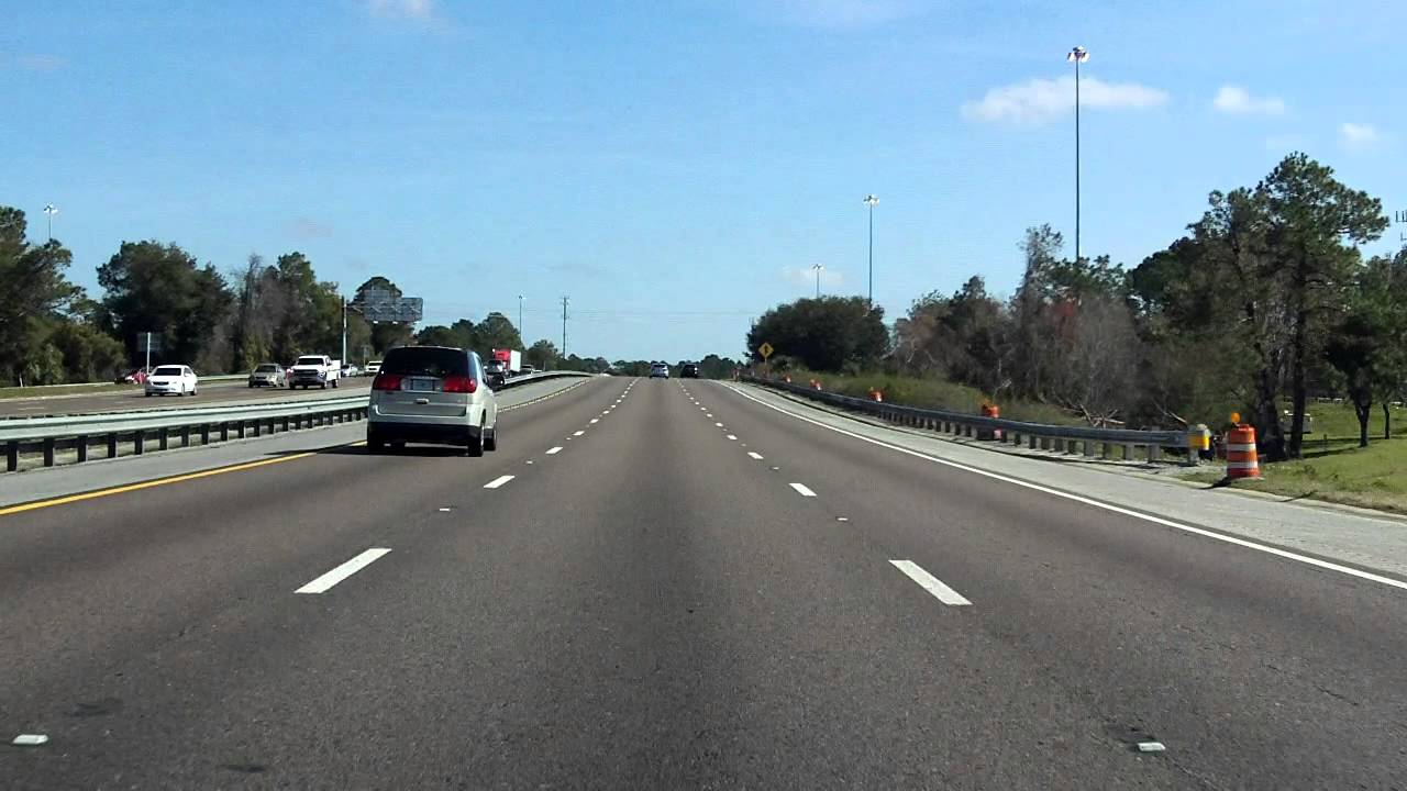 Jacksonville West Beltway (Interstate 295 Exits 10 to 1) southbound ...