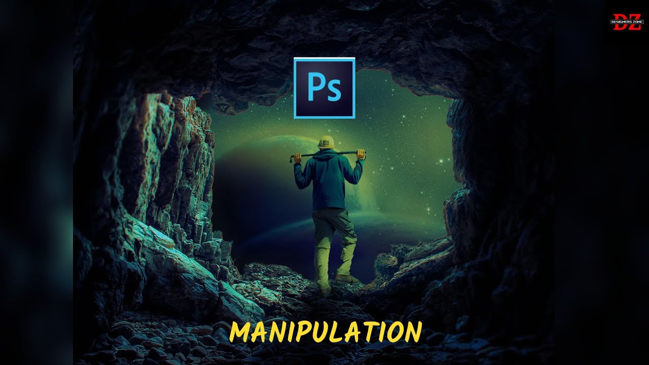 GREEN SPACE || MANIPULATION || PHOTOSHOP BEGINNER || PHOTOSHOP TUTORIAL ...