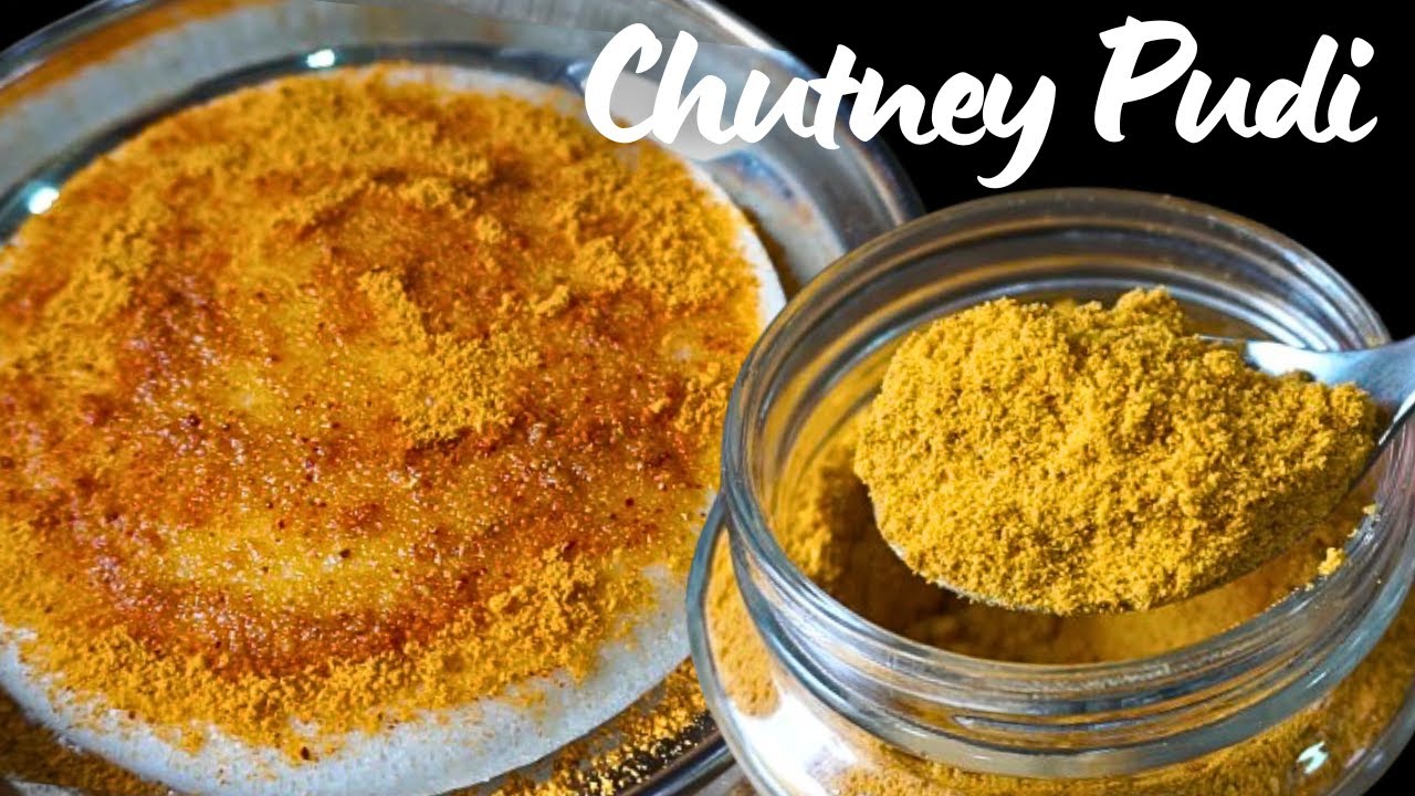 Chutney powder recipe | chutney podi | gun powder recipe | chutney pudi ...