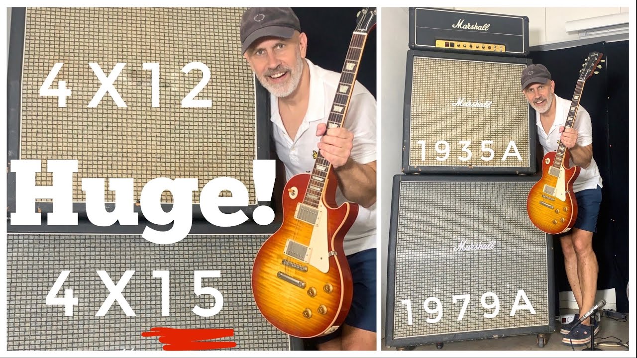 Enormous Marshall Bass Stack Provides MID KICK for GUITAR! Models 1979A ...