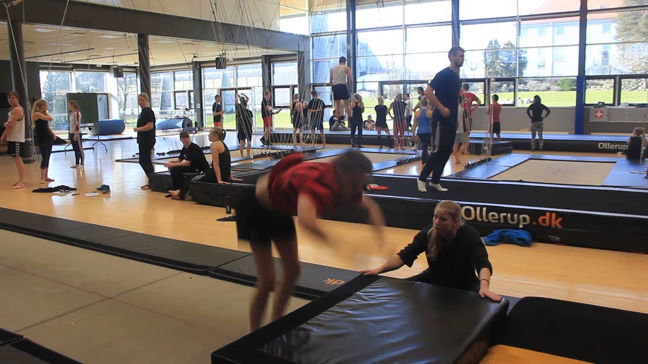 hip set/ snapdown drill for double saltos gymnastics powertumbling ...