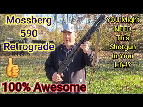 Mossberg 590 RETROGRADE👍Now THIS is a NICE Shotgun! - YouTube