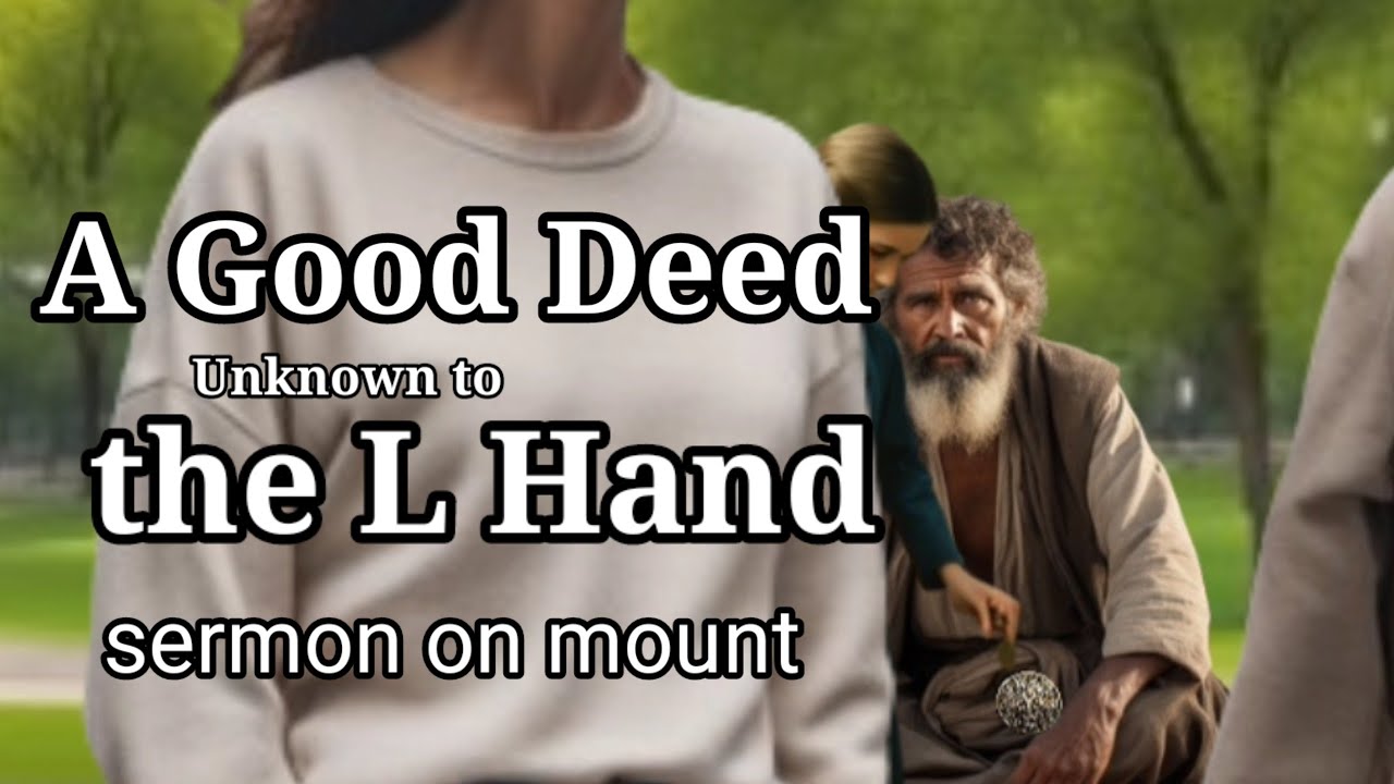 A Good Deed Unknown to the Left Hand - The story of Jesus to watch with ...
