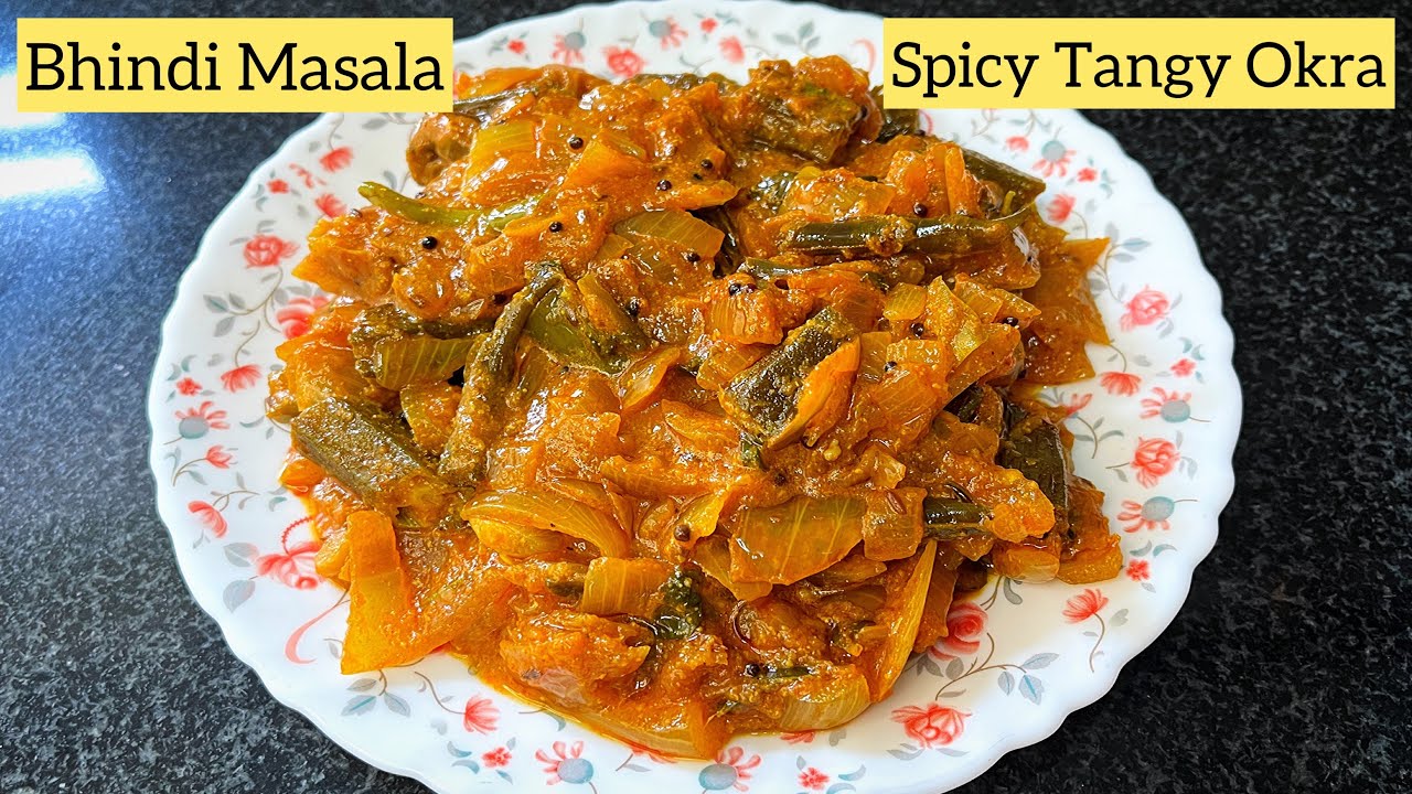 Bhindi Ki Sabji Different Style - Bhindi Pyaz Masala Sabzi - Okra ...
