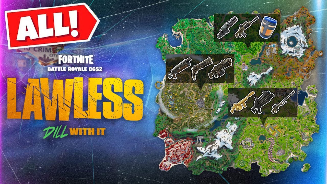 ALL *NEW* Exotic Lawless Weapons in Fortnite Chapter 6 Season 2 (Full ...