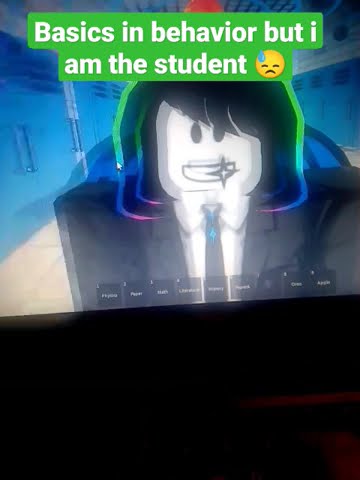 Basics in behavior but I am the student (roblox) - YouTube