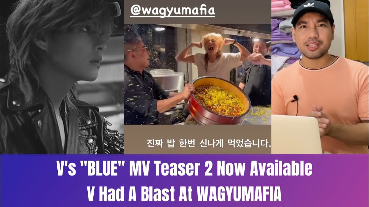 Kim Taehyung/BTS V's "BLUE" MV Teaser 2 Now Available; V Had A Blast At ...