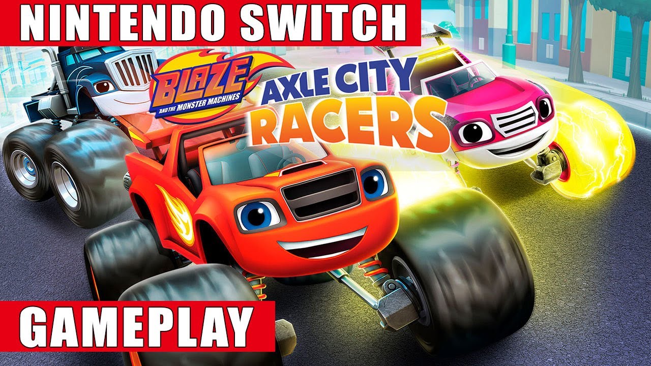 Blaze And The Monster Machines: Axle City Racers Nintendo Switch ...