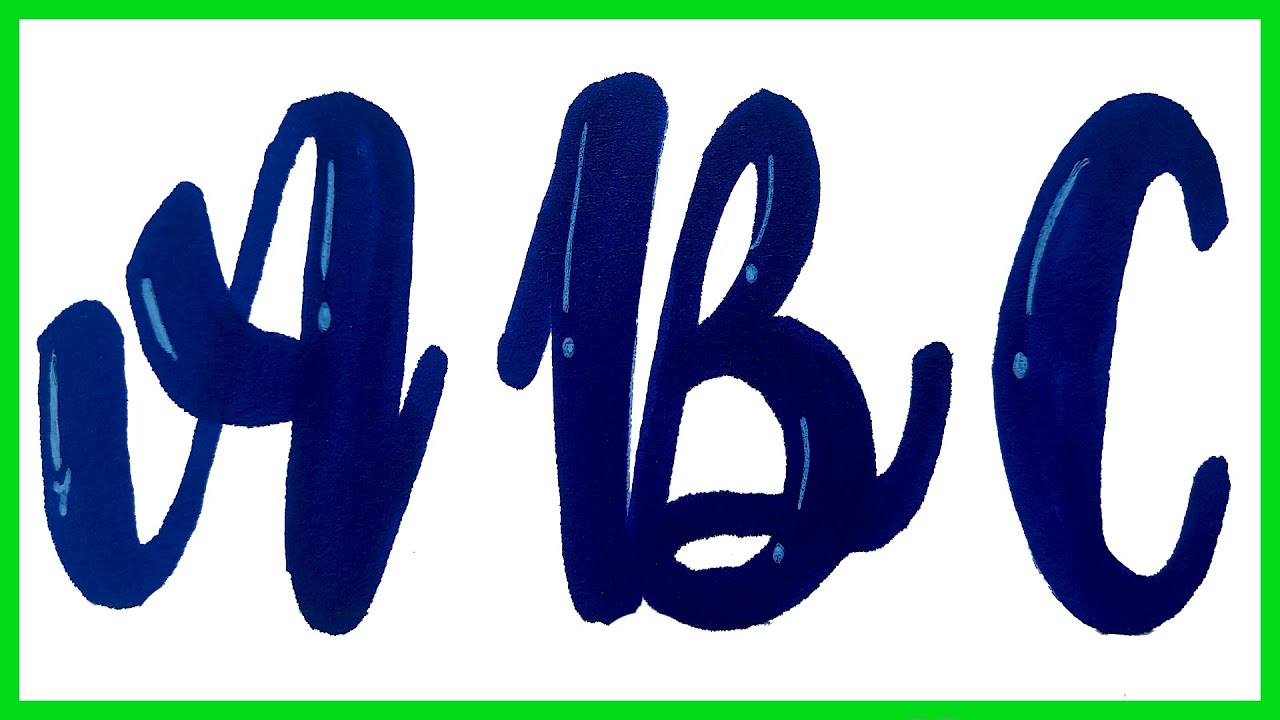 Capital Bubble Alphabet Writing Practice | A to Z Bubble Alphabet ...
