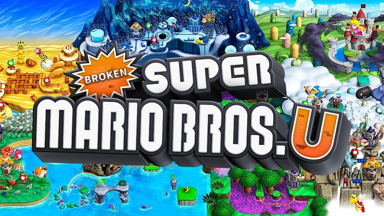 Playing Broken Super Mario Bros U - NSMBU Mod - YouTube