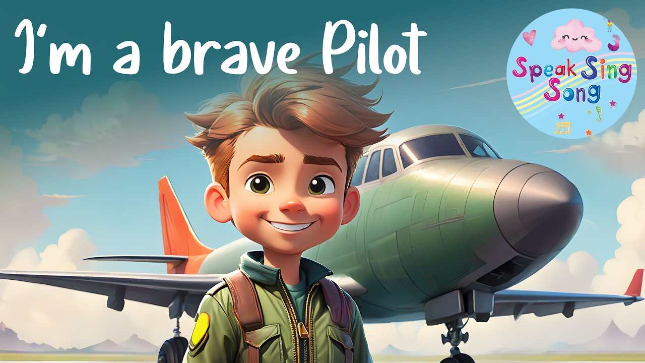 ️ Brave Pilot Song for Kids | Exciting Adventure Music | Flying ...