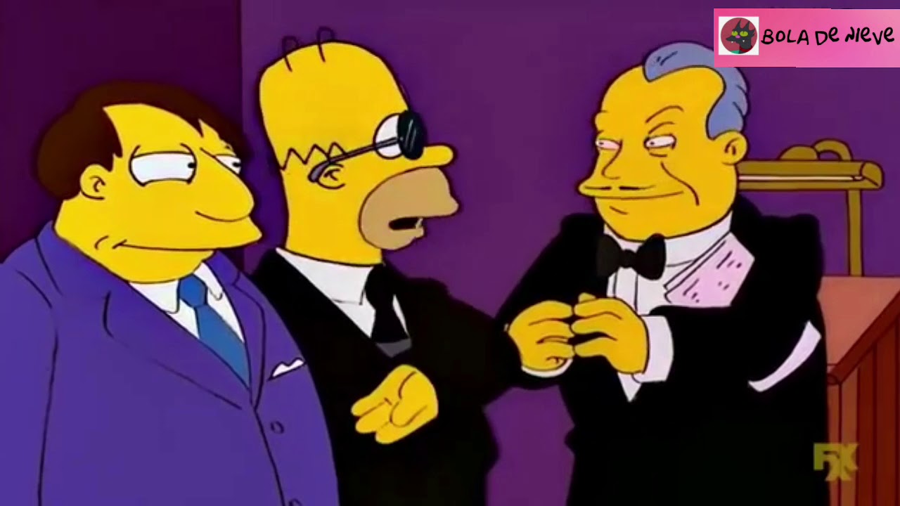 Por qué habla asi? Sufrí una embolia... Los Simpson - YouTube
