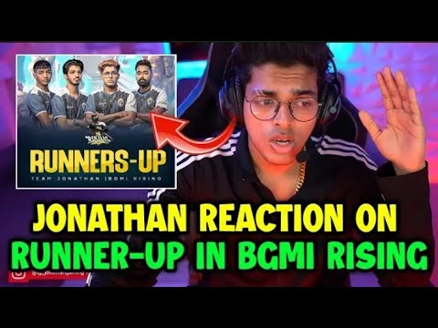 Jonathan reaction on runner up in Bgmi rising Lolzzz on Johny points deduction - YouTube