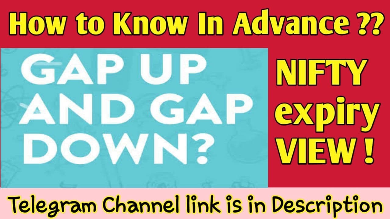 How to know Gap up Or Gap Down ?? Nifty Expiry View for 7th Jan 2021 ...