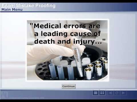 Lean Healthcare Courses: Mistake Proofing for Healthcare - YouTube