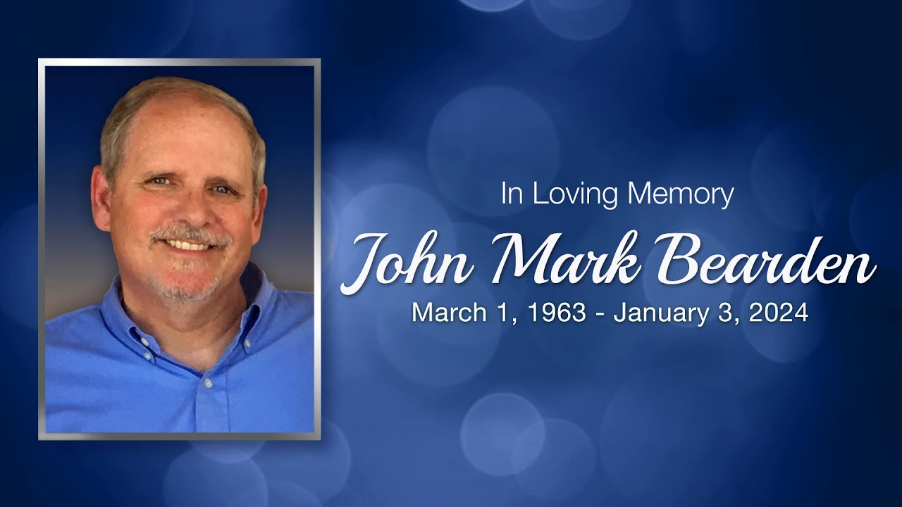 Mark Bearden Memorial Service - YouTube