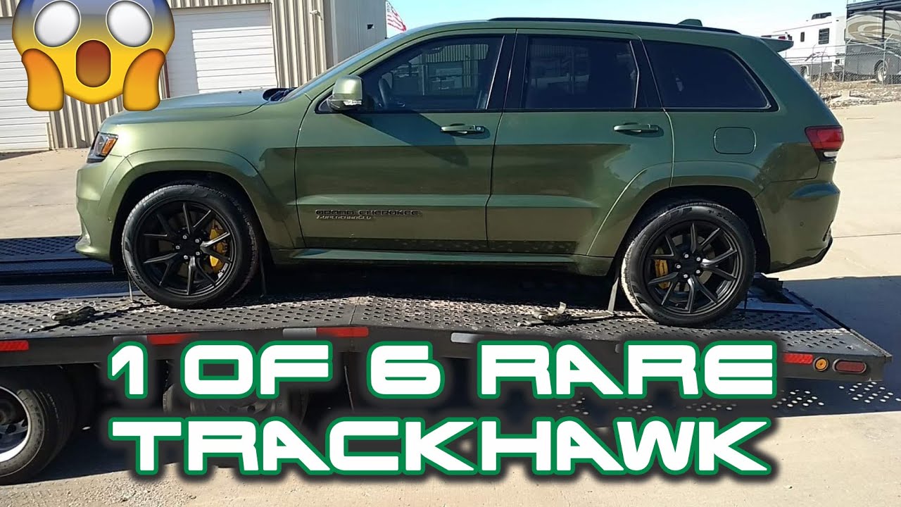 My new Trackhawk is 1 of 6 in the world in this color! - YouTube