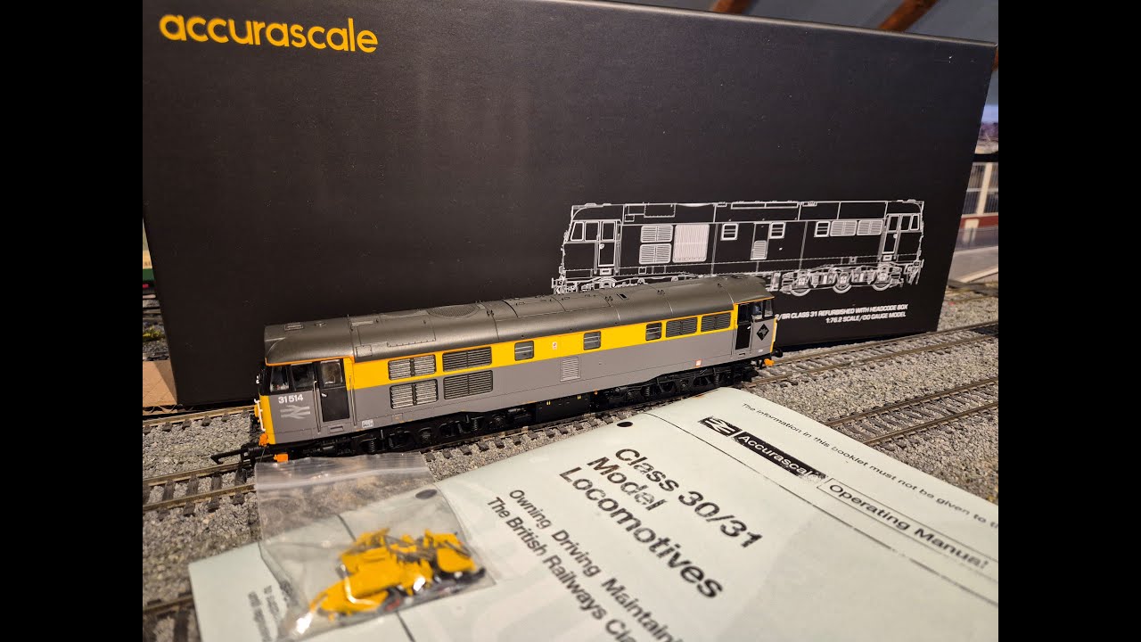 IT'S ARRIVED .. NEW Accurascale class 31 514 Dutch Livery Batch 2 - YouTube