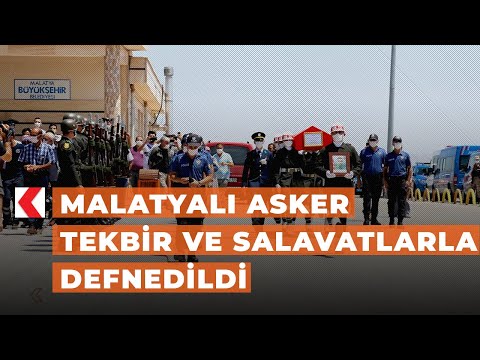 ​Malatyalı asker tekbir ve salavatlarla defnedildi
