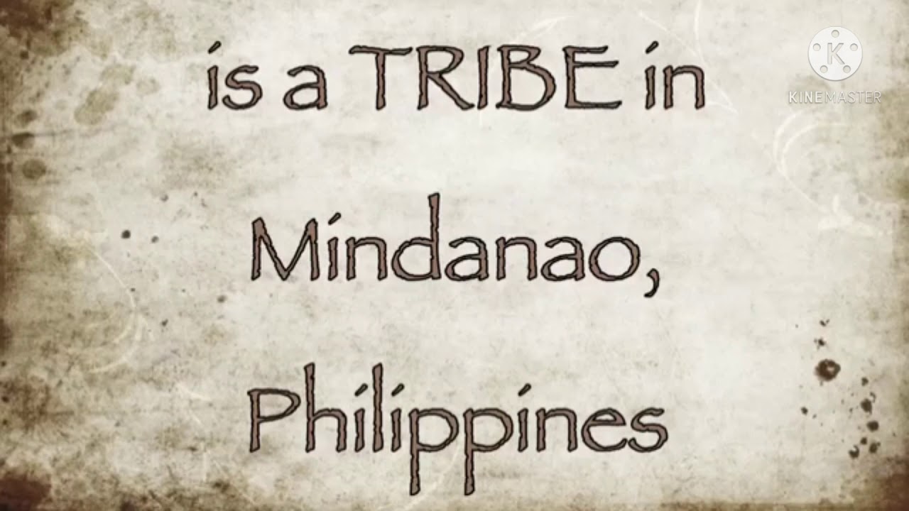 Manobo Tribe: Their Ways of Life and Practices - YouTube