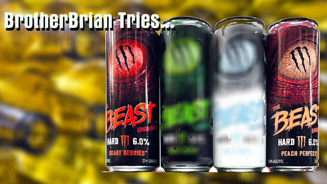 Monster Energy Drink - The Beast Unleashed - Scary Berries & Peach ...