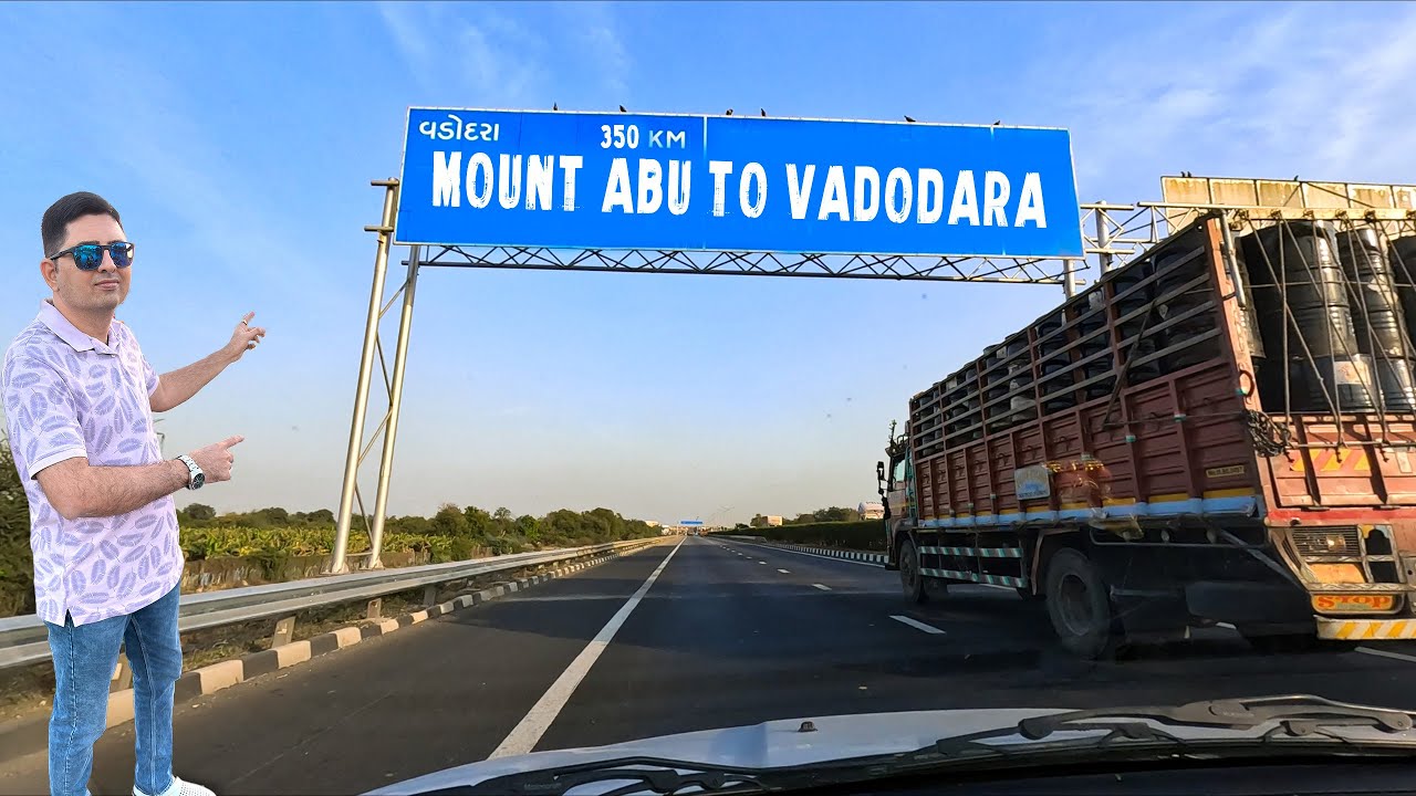 MOUNT ABU TO VADODARA VIA AMBAJI BY CAR | GUJJU FAMILY | ALARK SONI ...