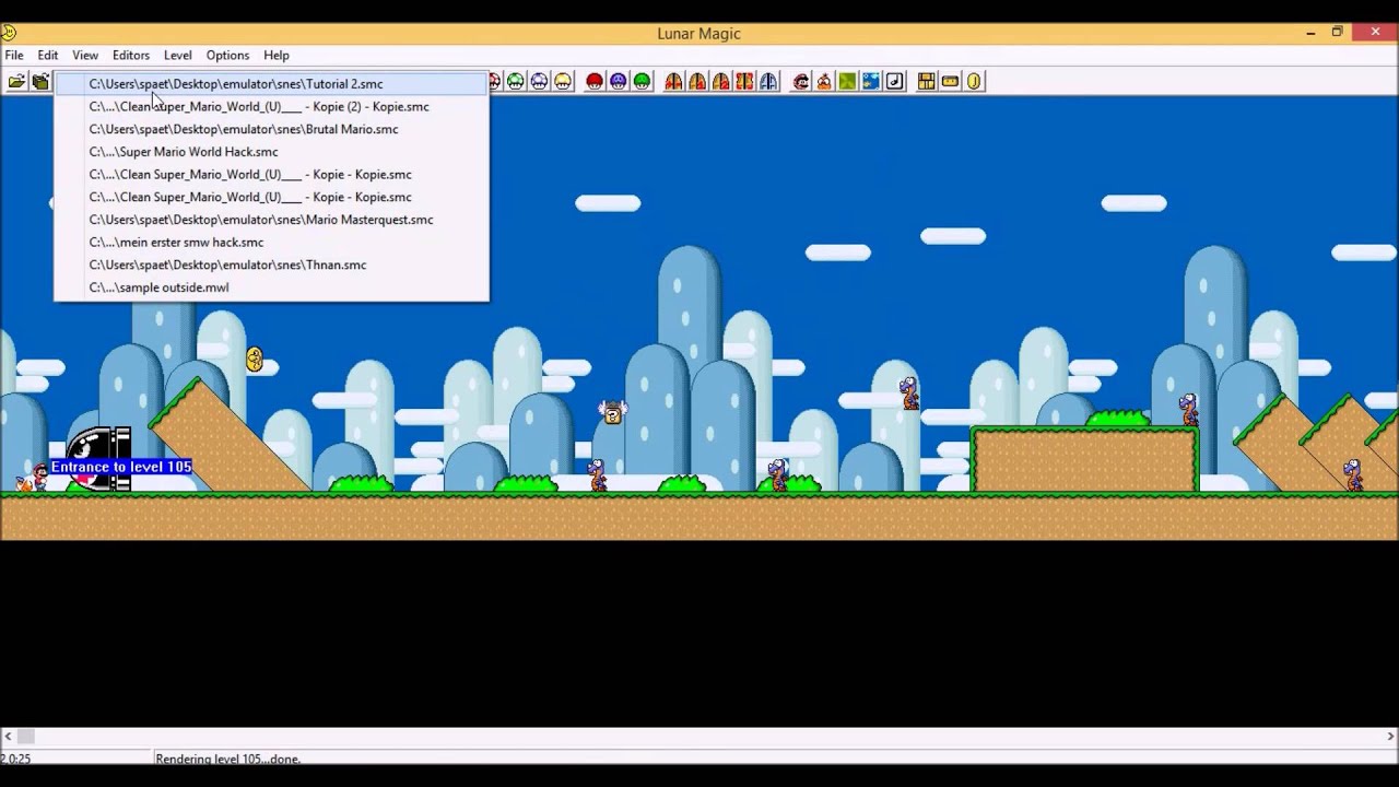 Lunar Magic Tutorial Part 5 Custom Music einfügen - YouTube