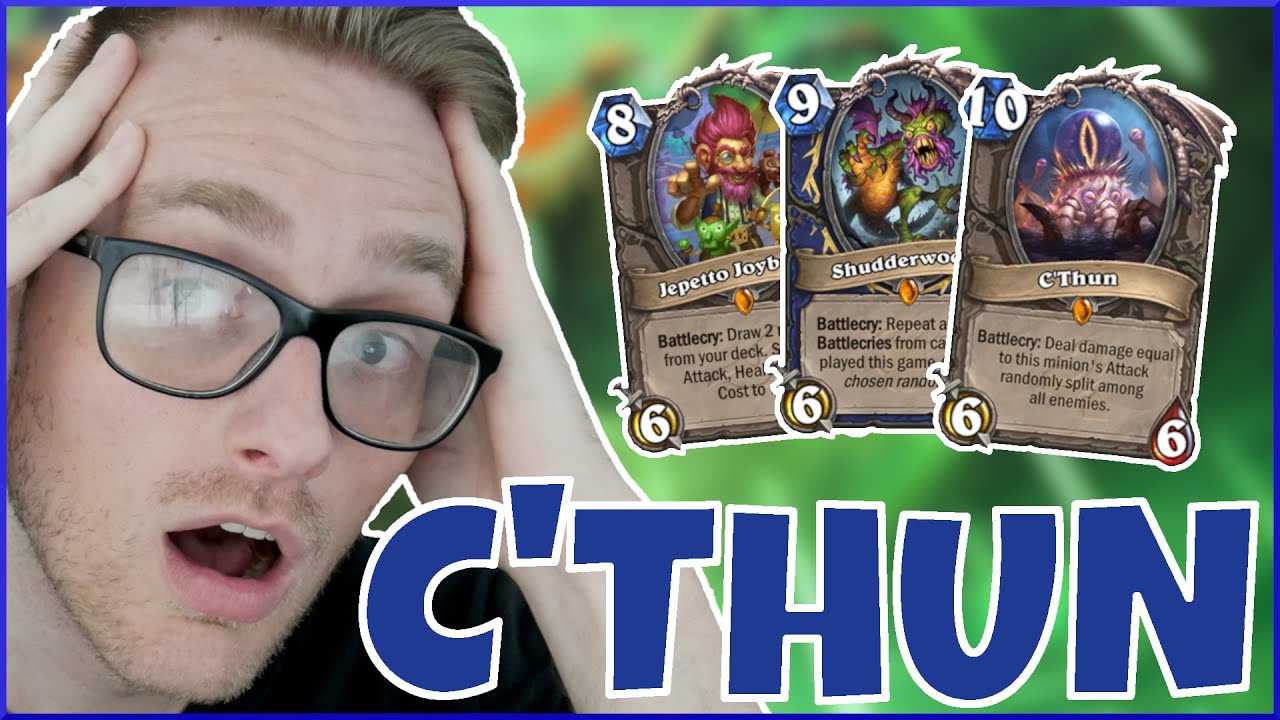 Hearthstone | A QUEST for C'THUN! | Wild C'thun Shudderwock Shaman ...