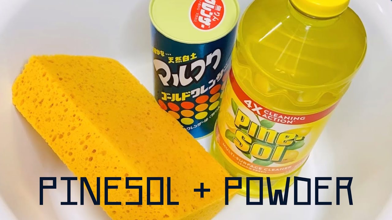ASMR Sponge Squeeze 264.Pine-sol + Powder - YouTube