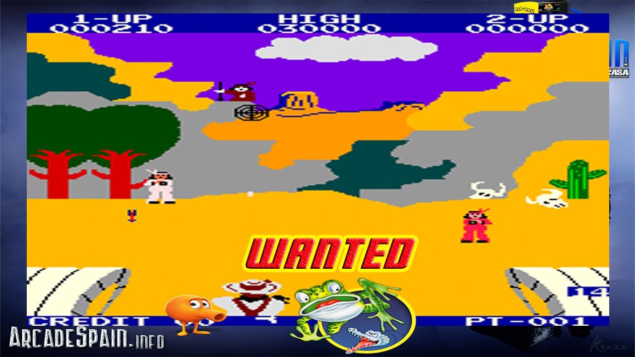 Wanted juego arcade de 🕹️recreativas🕹️ - PORTABLE - - YouTube