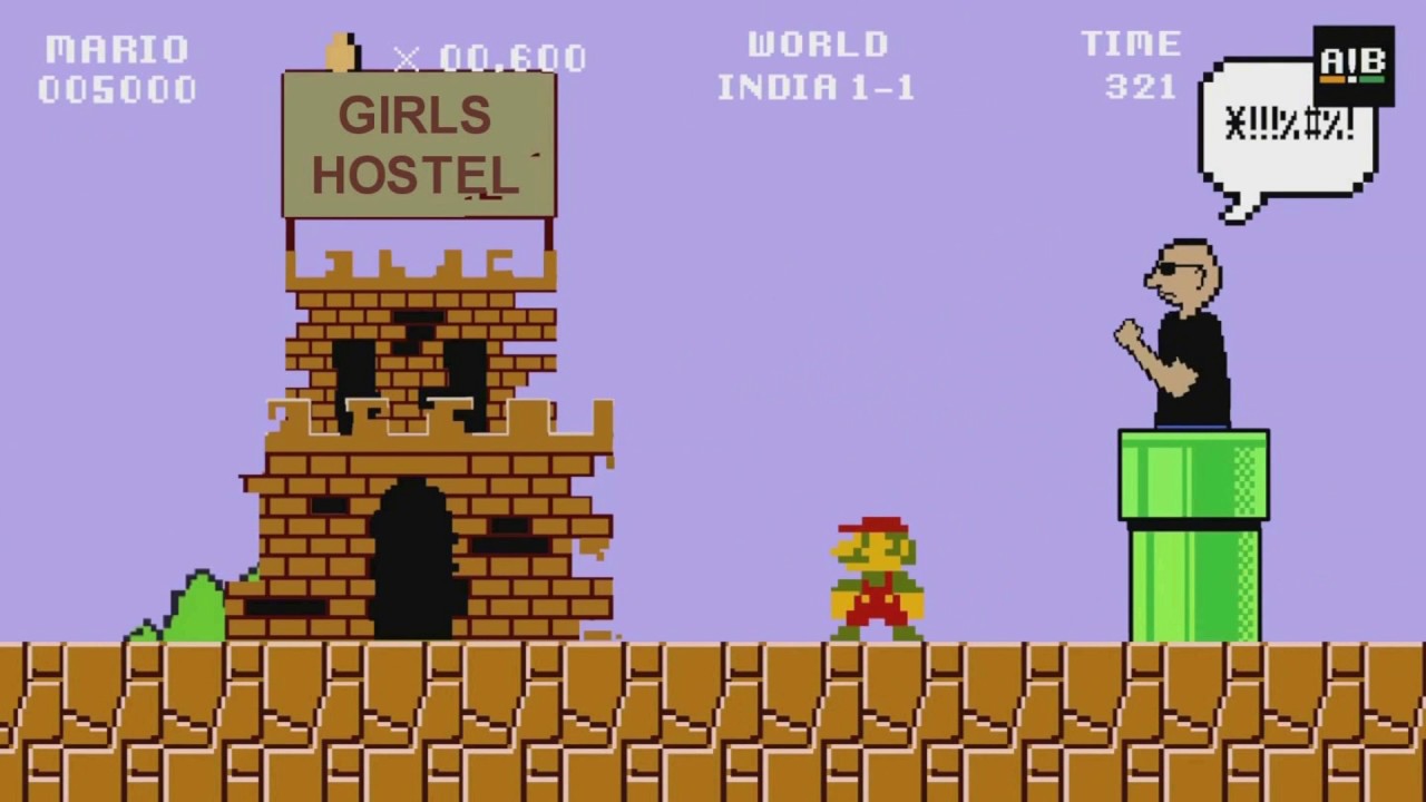 AIB : Indian Engineer Mario | Funny Engineering College version - YouTube