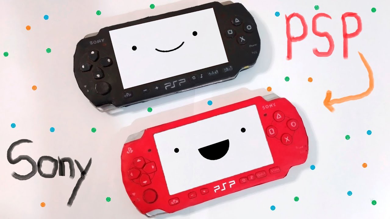 Cómo hacer un Sony PSP de (CARTÓN) | TUTORIAL | - YouTube