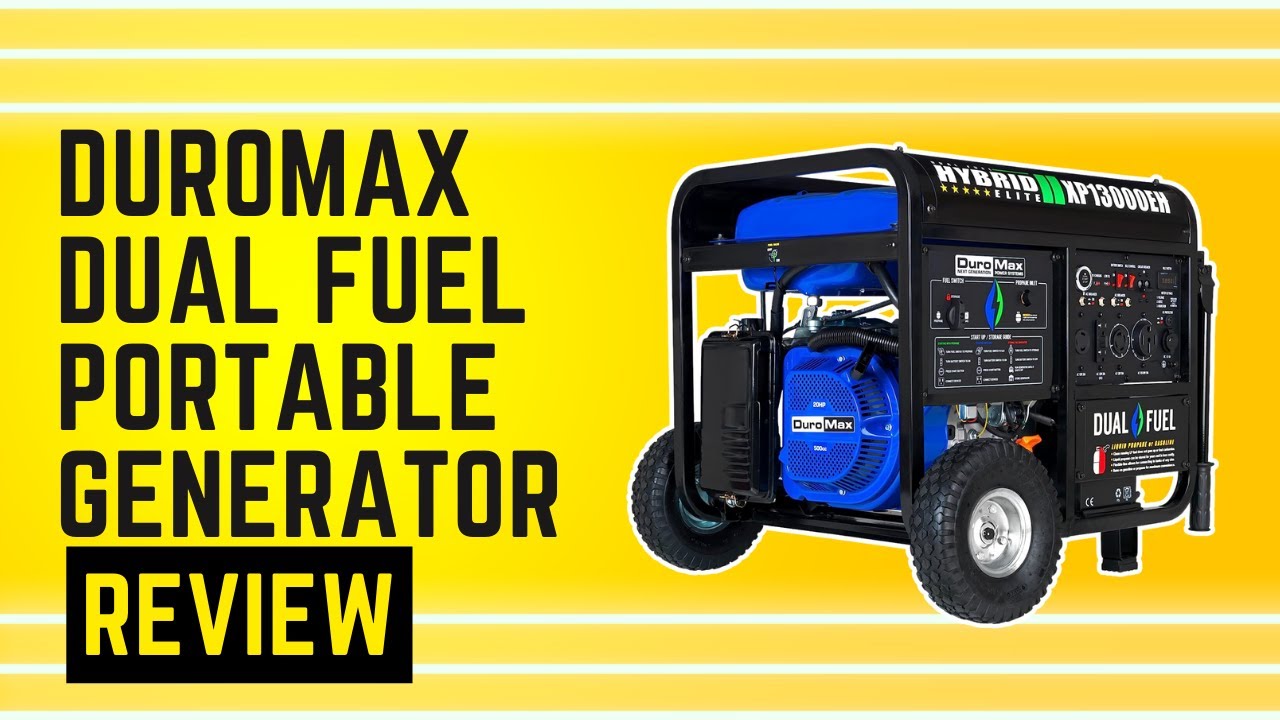 DuroMax XP13000EH Dual Fuel Portable Generator Review (Pros & Cons ...