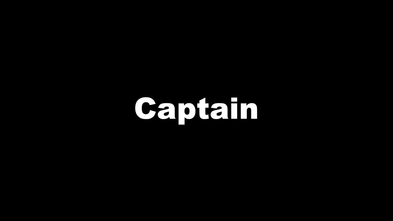 How to properly pronounce: Captain - YouTube