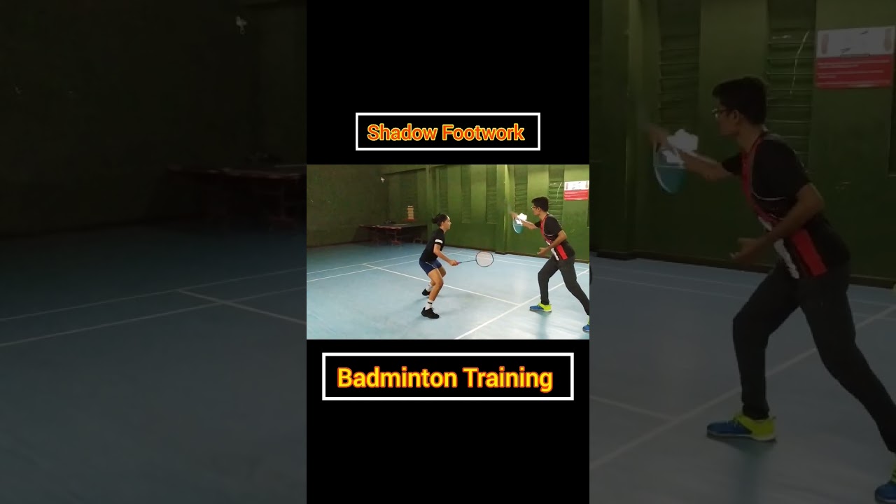 Badminton Shadow Footwork 🔥 shorts - YouTube