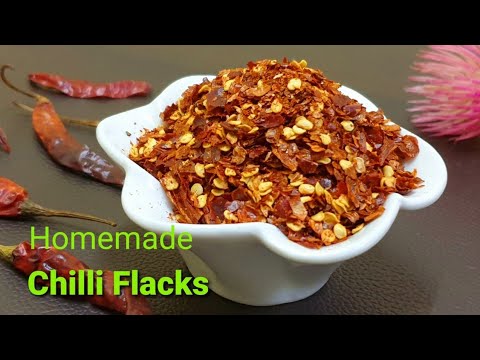 Homemade chilli flakes recipe | Chilli flakes | How to make chilli ...
