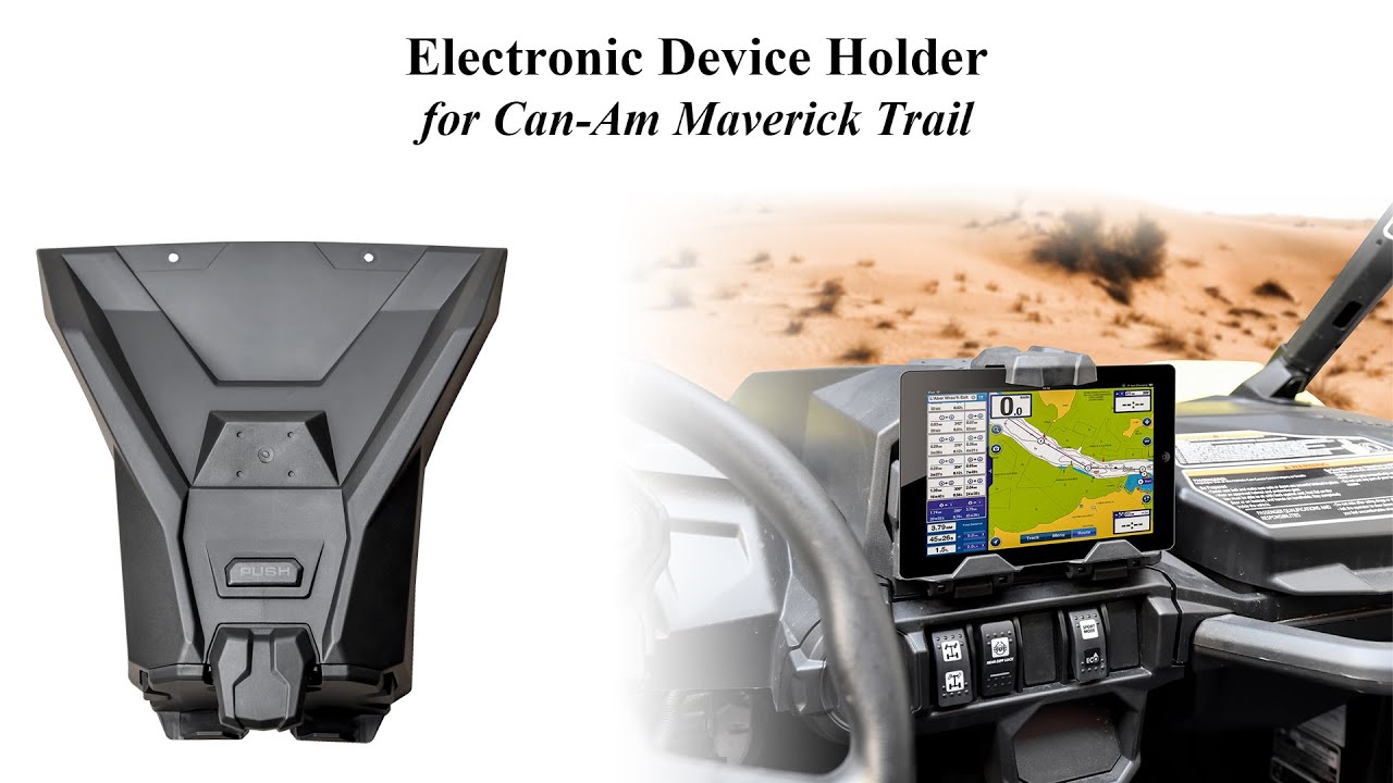 Installation of SAUTVS GPS Tablet Phone Device Holder for Can Am ...