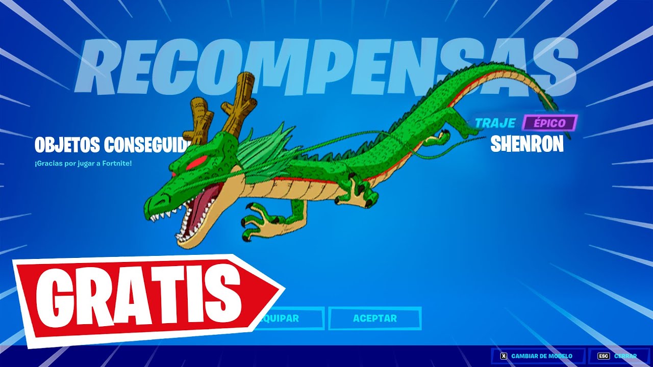 COMO CONSEGUIR GRATIS ALA DELTA SHENRON EN FORTNITE X DRAGON BALL - YouTube