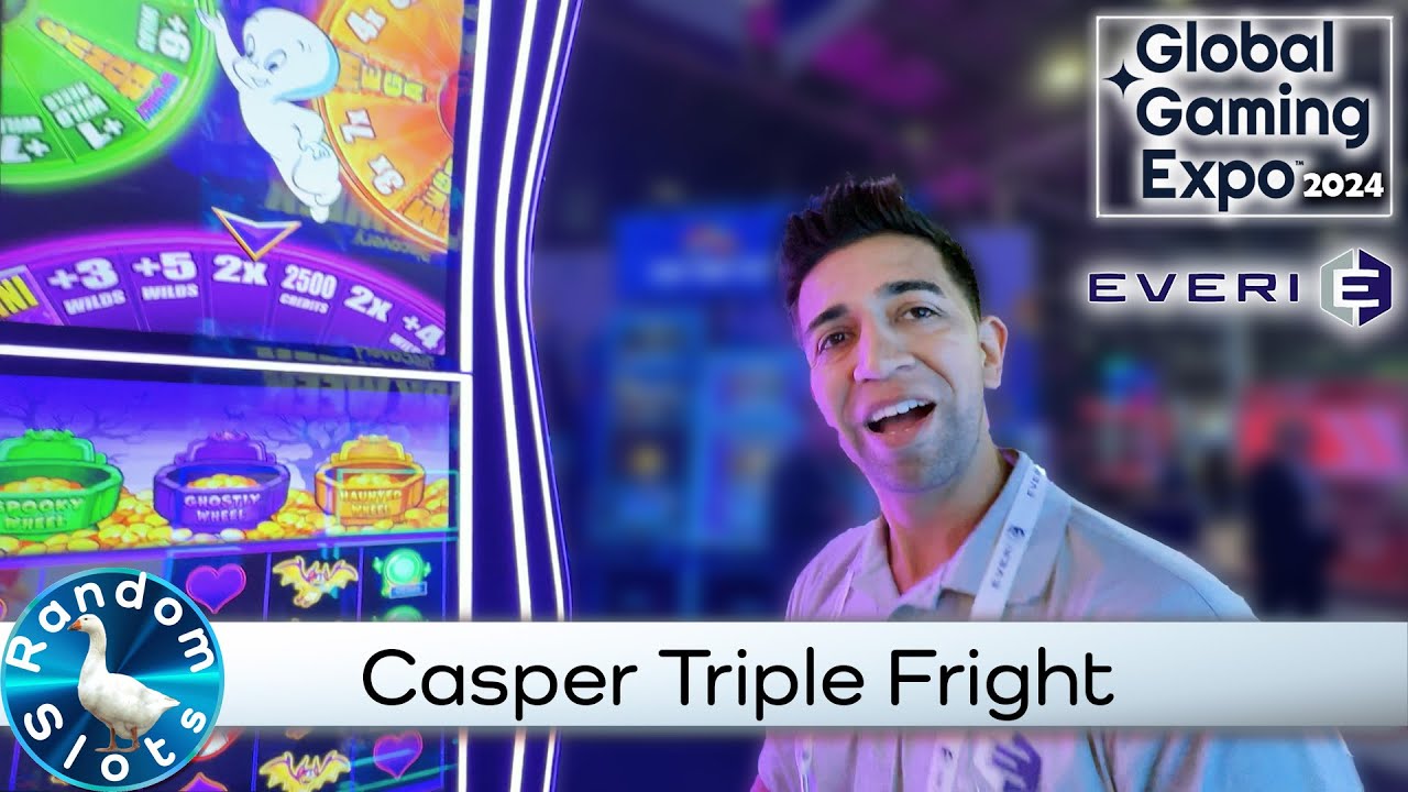 Everi, Casper Triple Fright Slot Machine, #G2E2024 - YouTube